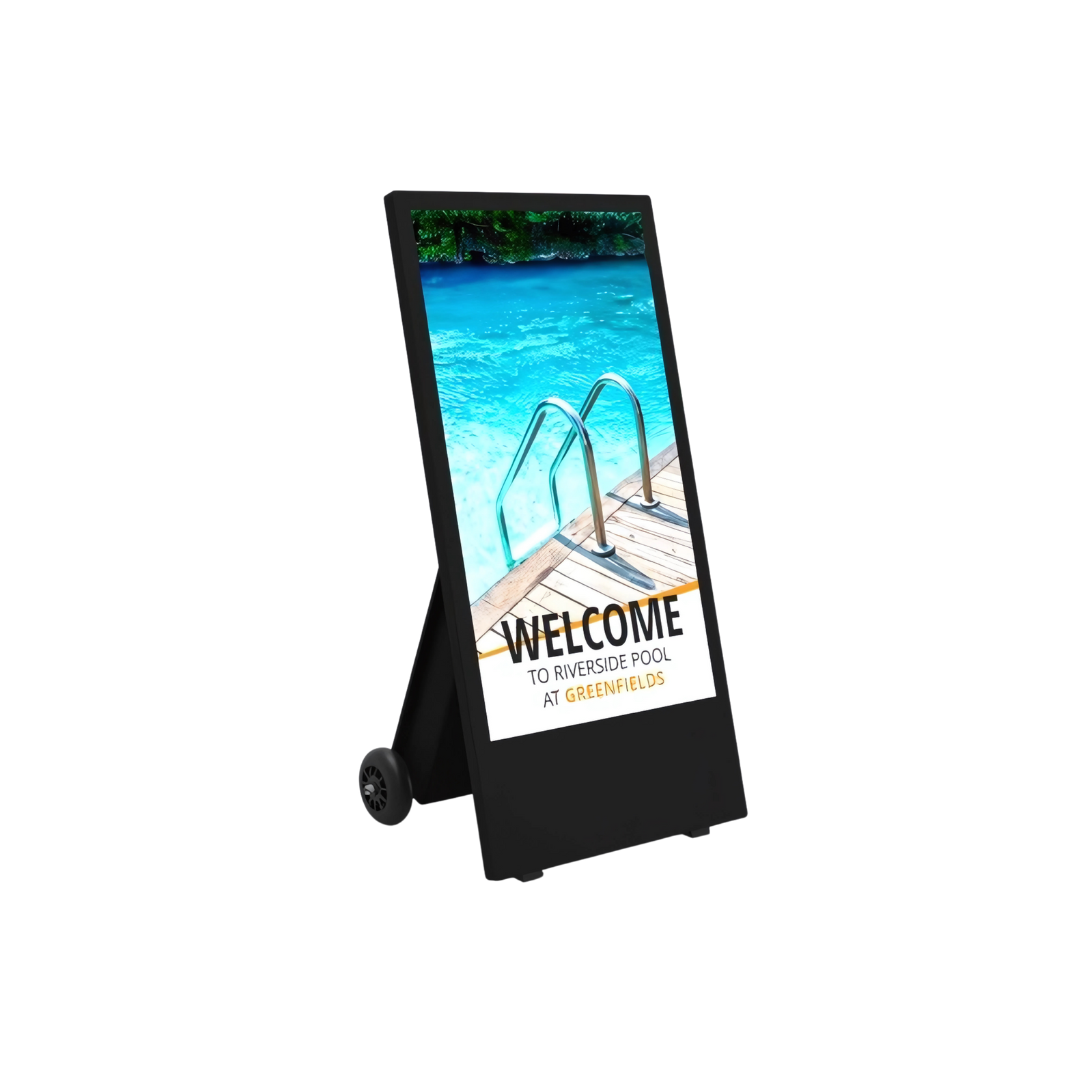 Black Outdoor High Brightness Digital Battery A-Board – Screens4U